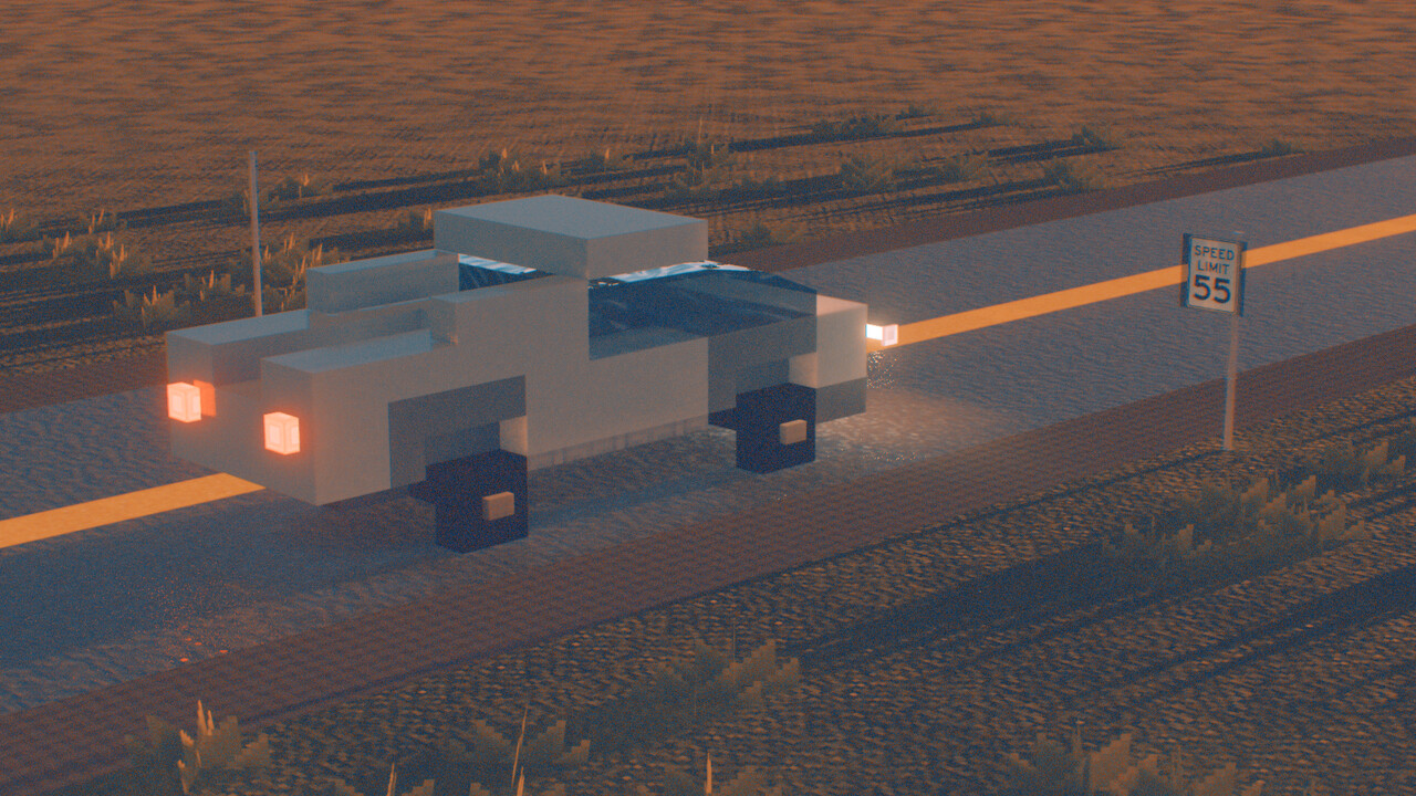 Tesla Cybertruck Minecraft Map