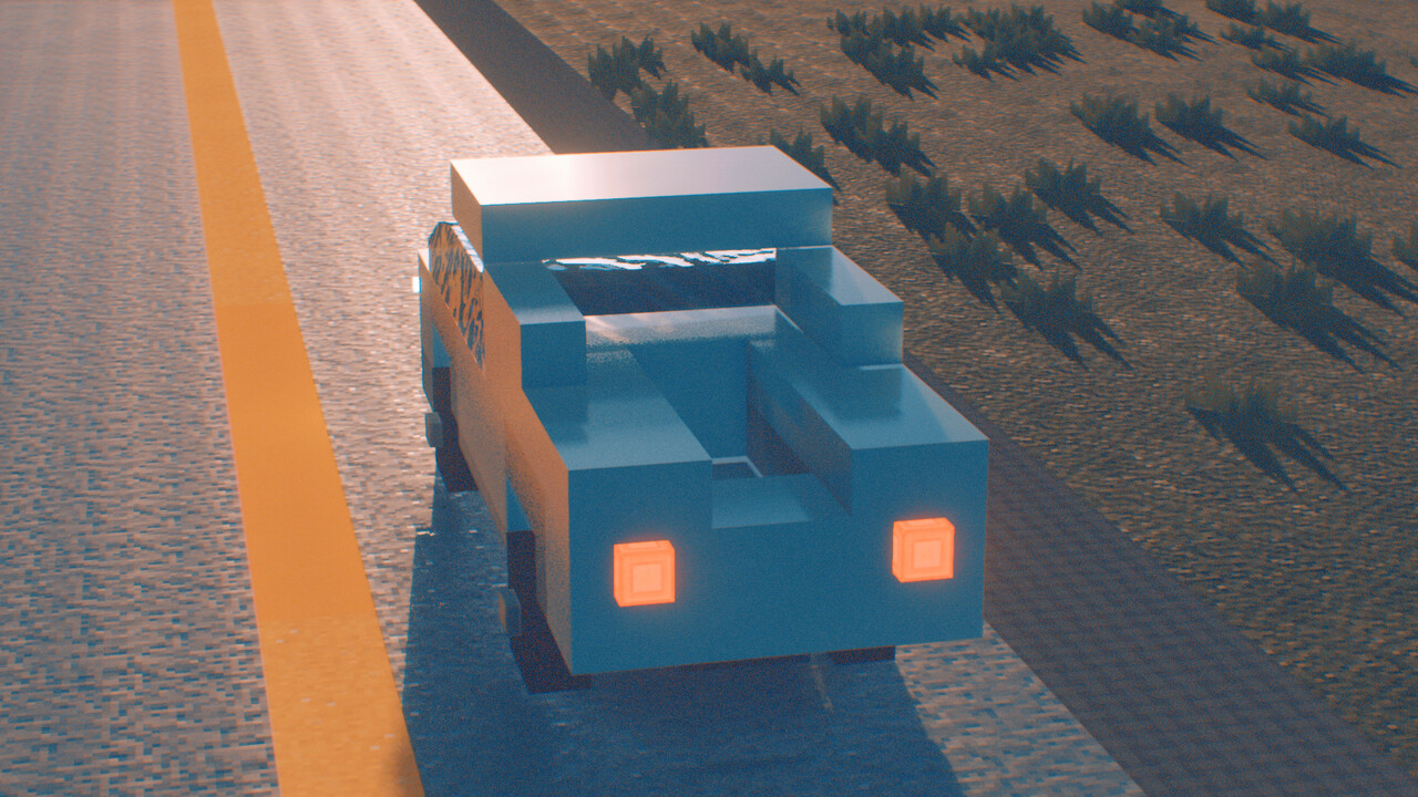 Tesla Cybertruck Minecraft Map
