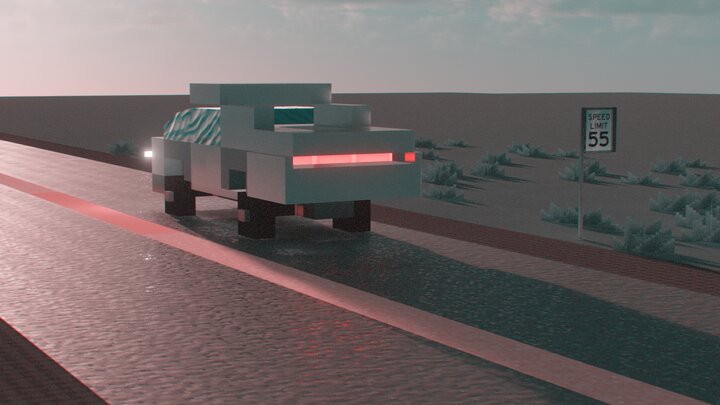 Tesla Cybertruck Minecraft Map