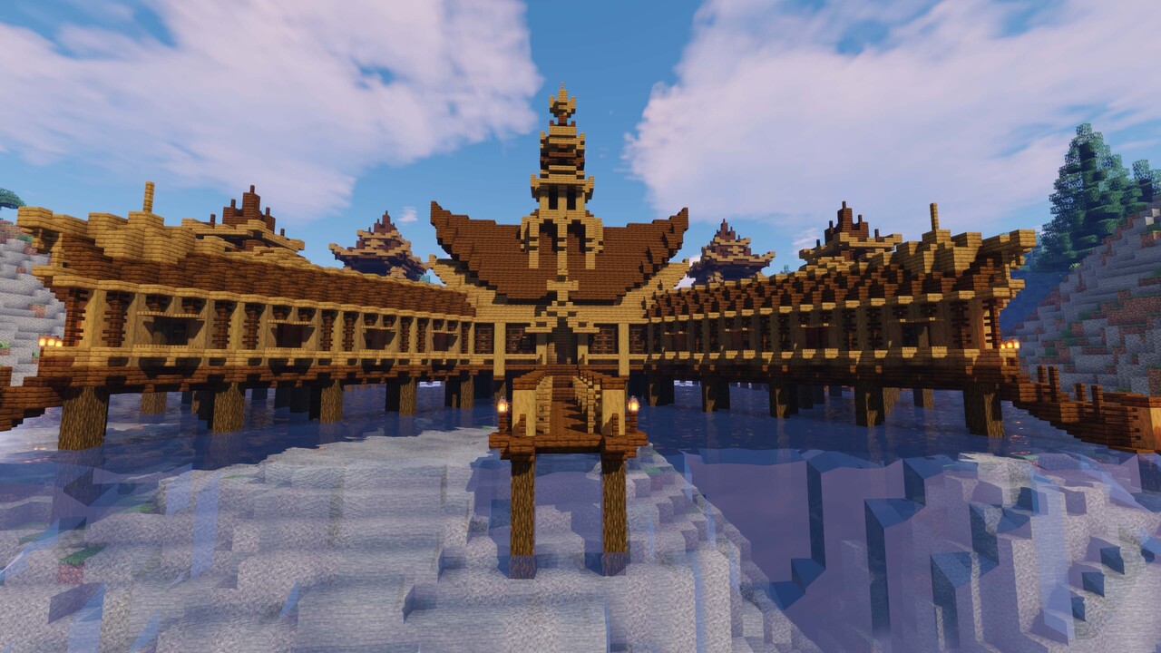 Waterfall House Minecraft Map