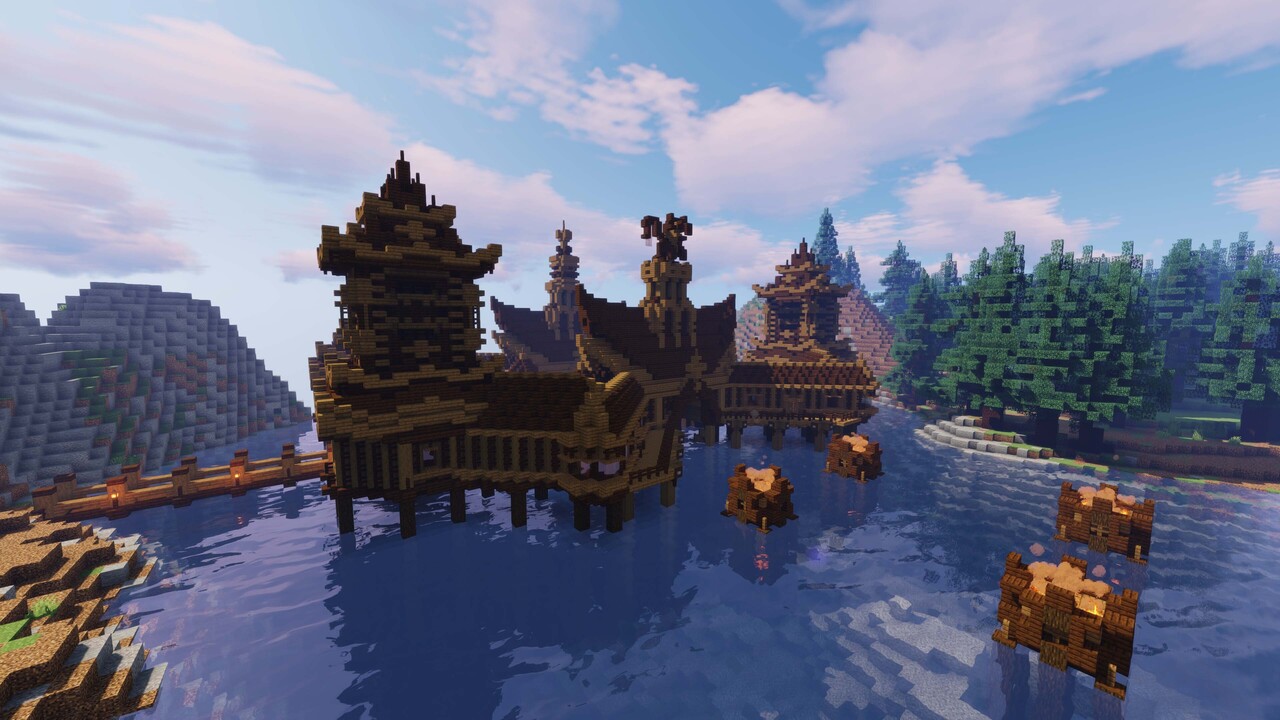 Waterfall House Minecraft Map