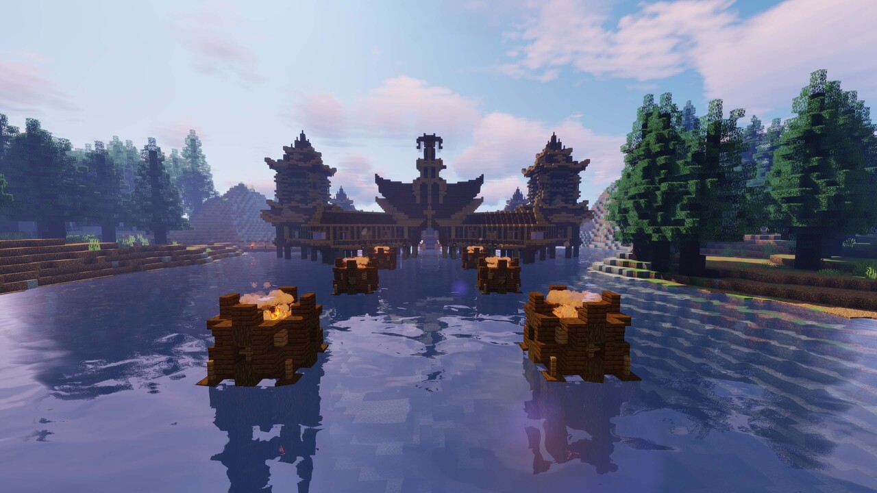 Waterfall House Minecraft Map