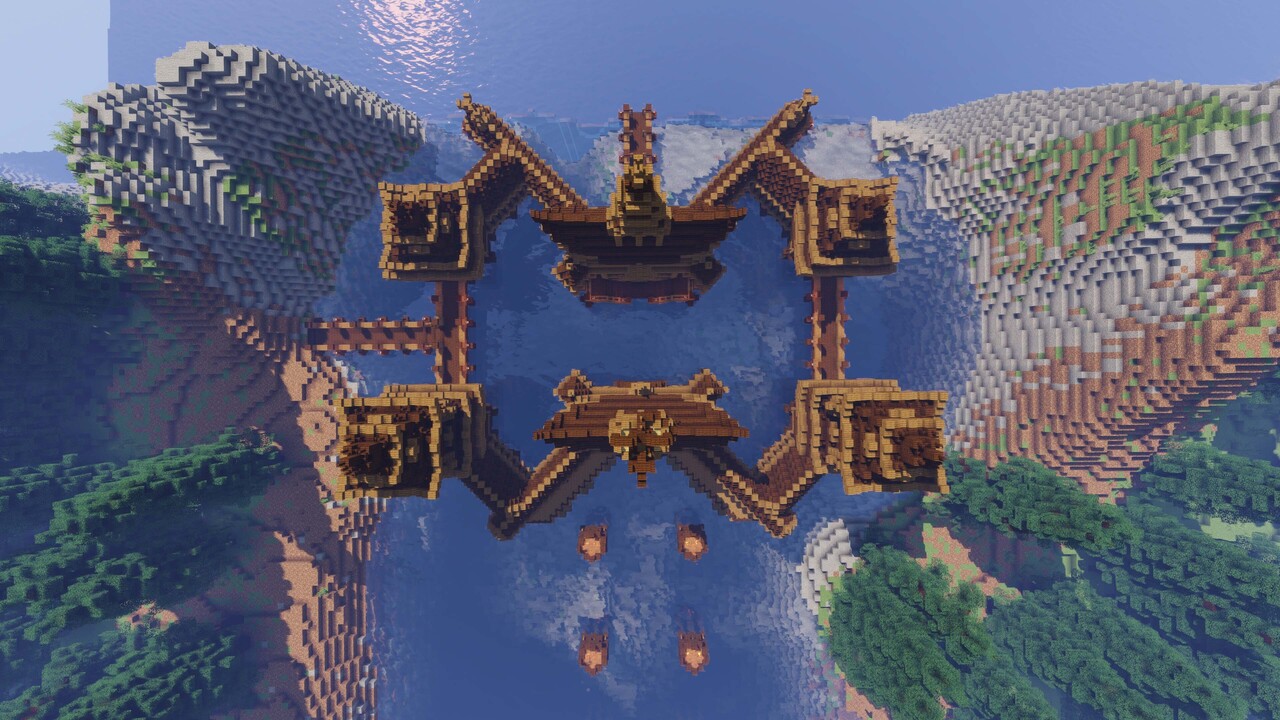 Waterfall House Minecraft Map