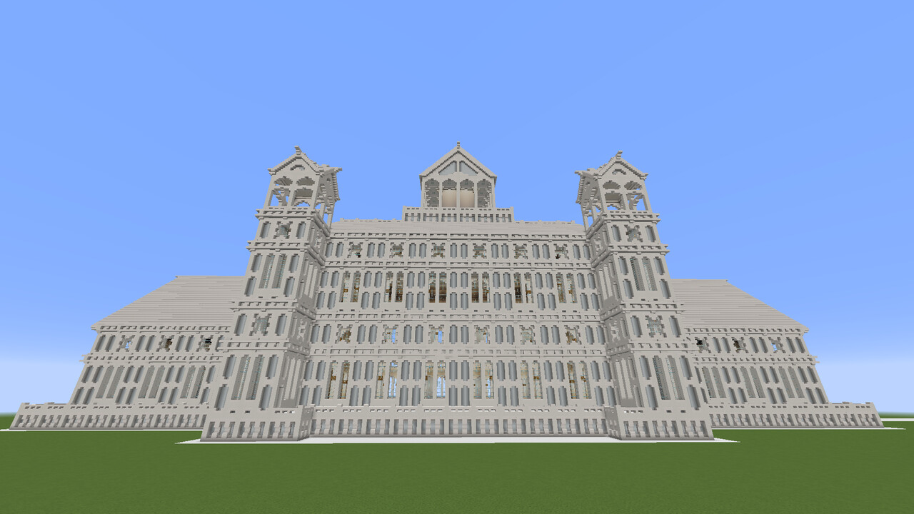 White Temple Built in: 2018 Minecraft Map