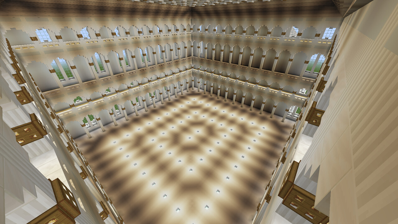 White Temple Built in: 2018 Minecraft Map