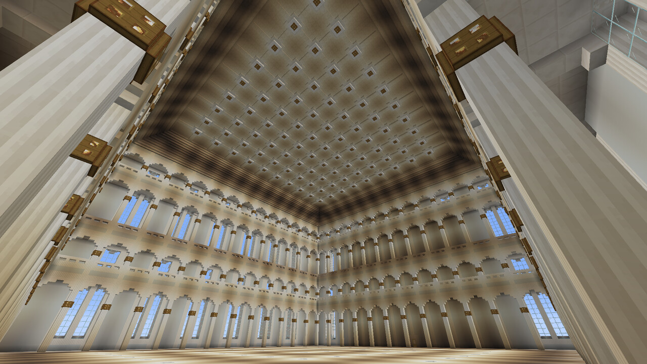 White Temple Built in: 2018 Minecraft Map