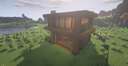 Zaypixel wooden modern house Minecraft Map