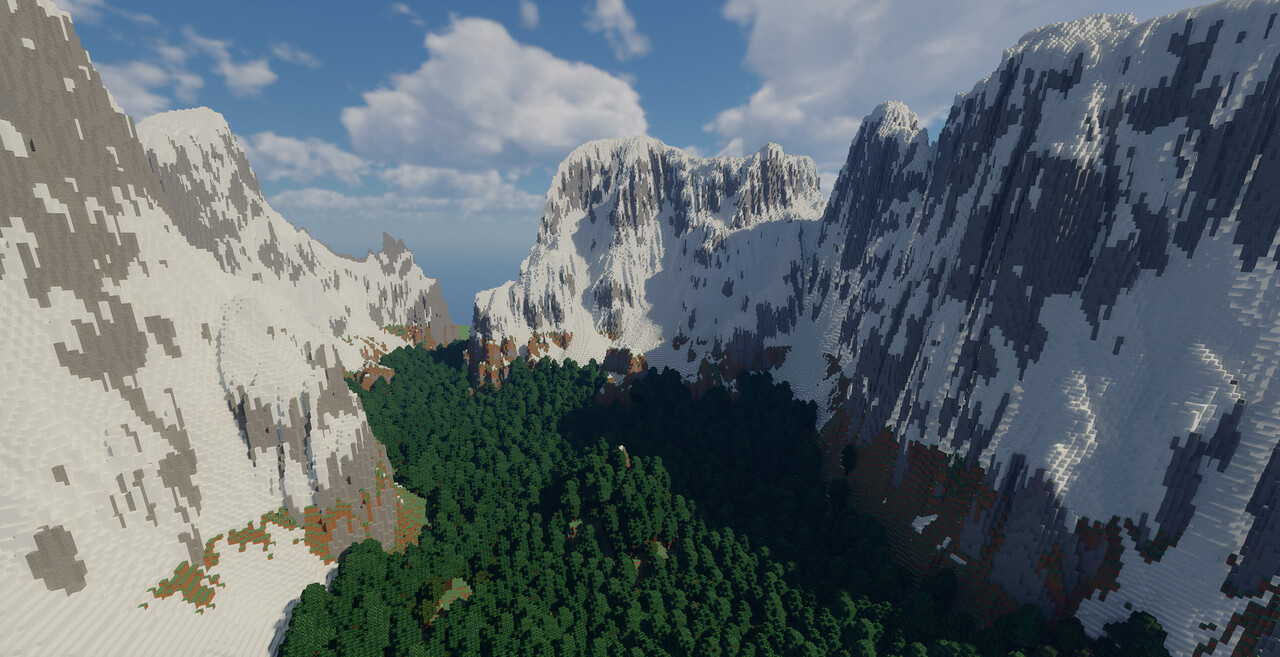 Ancient Forested Valley Minecraft Map