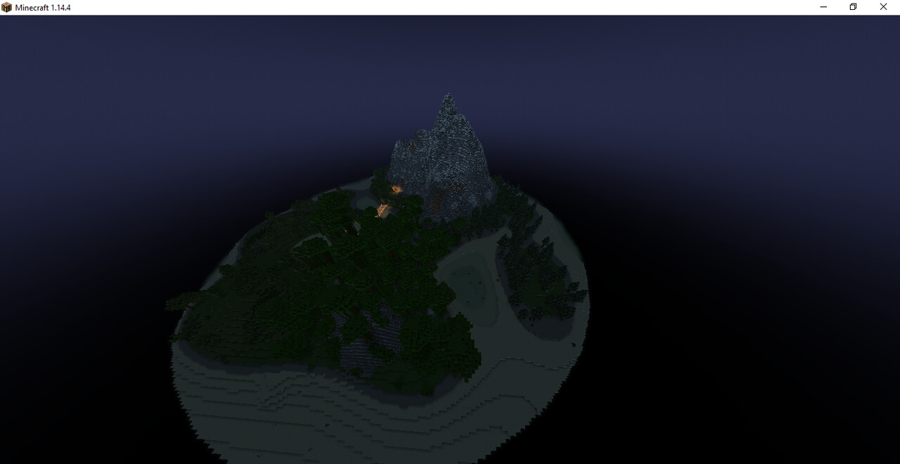 small island - with a prebuilt house and hidden chest Minecraft Map