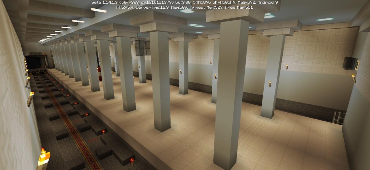 Metro Stations (2 station) Minecraft Map
