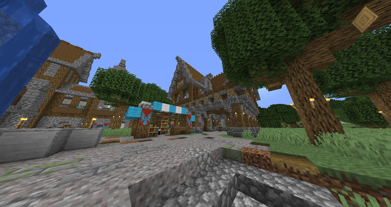 Stenberg Medieval Town | Varia MMORPG Exclusive Minecraft Map