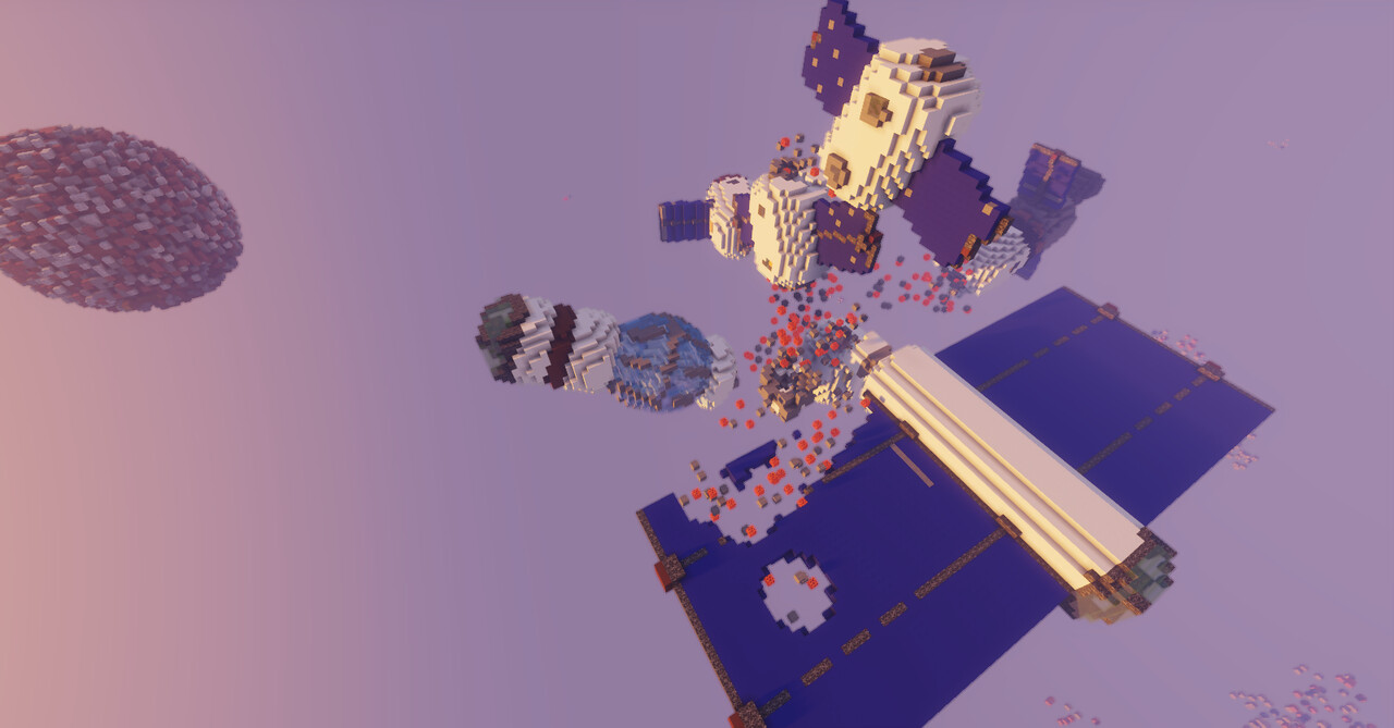 Beta Cygni – Space survival (Space Block) Minecraft Map