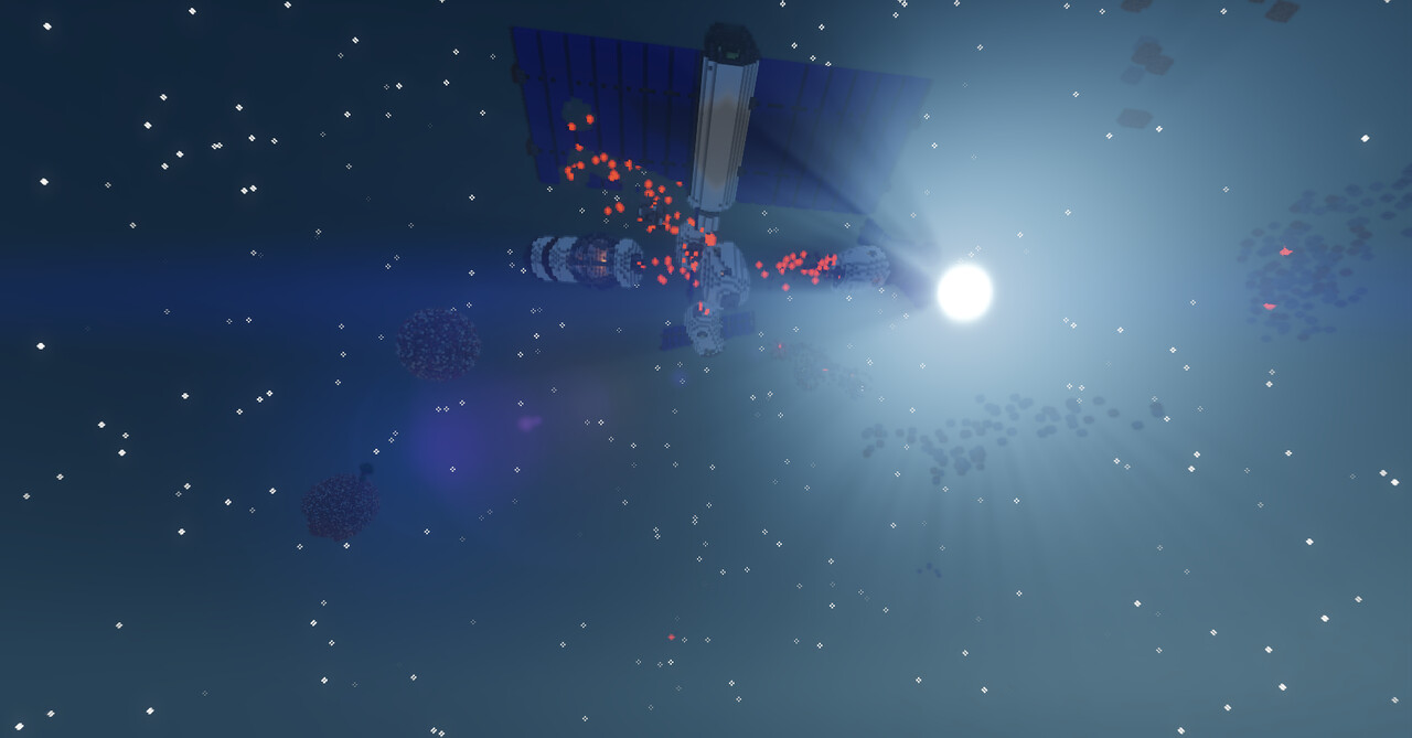 Beta Cygni – Space survival (Space Block) Minecraft Map