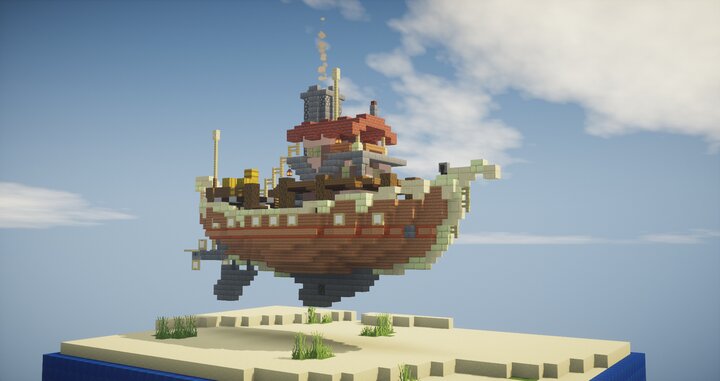 "Little Steam Boat" Minecraft Map