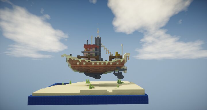 "Little Steam Boat" Minecraft Map