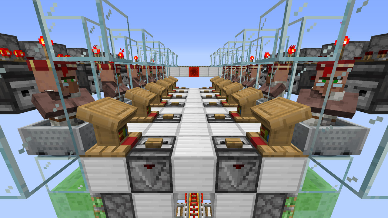 Villager Job Assignment Station Minecraft Map