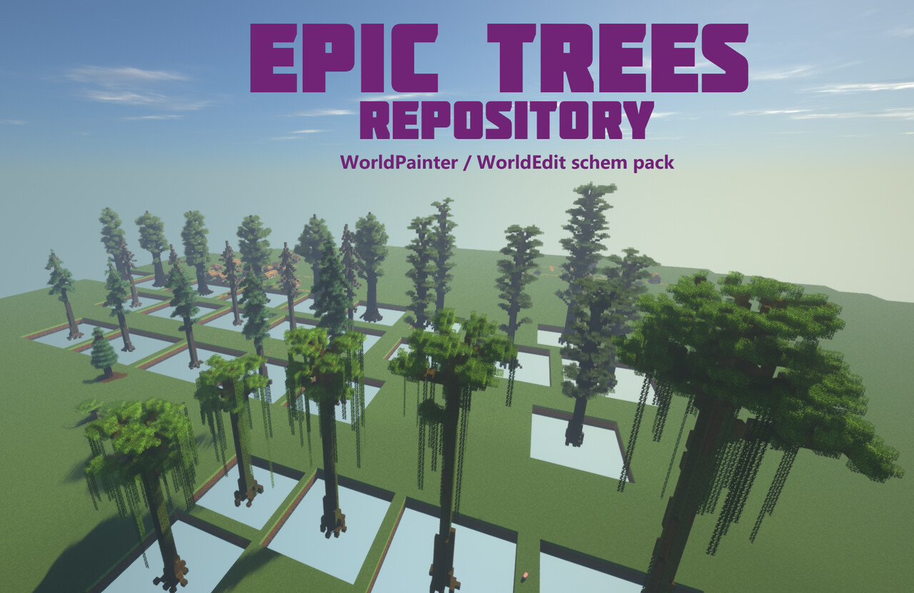 [EPIC TREES] Huge trees pack / repository Minecraft Map