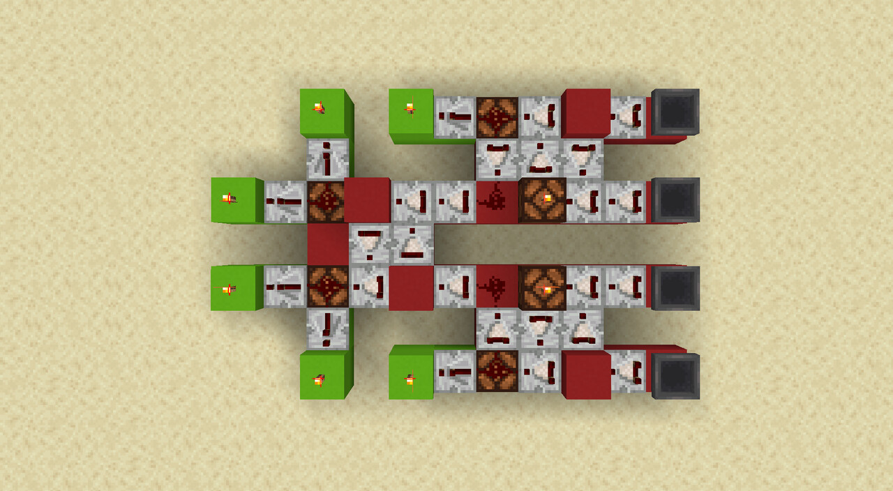 Signal Strength Sorter Minecraft Map