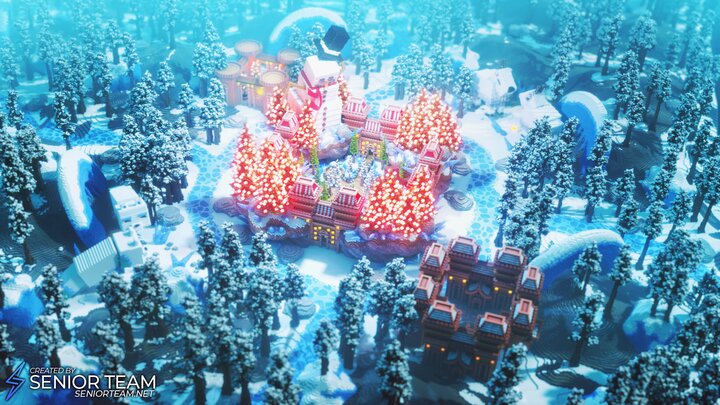 Snow Forest Spawn Minecraft Map