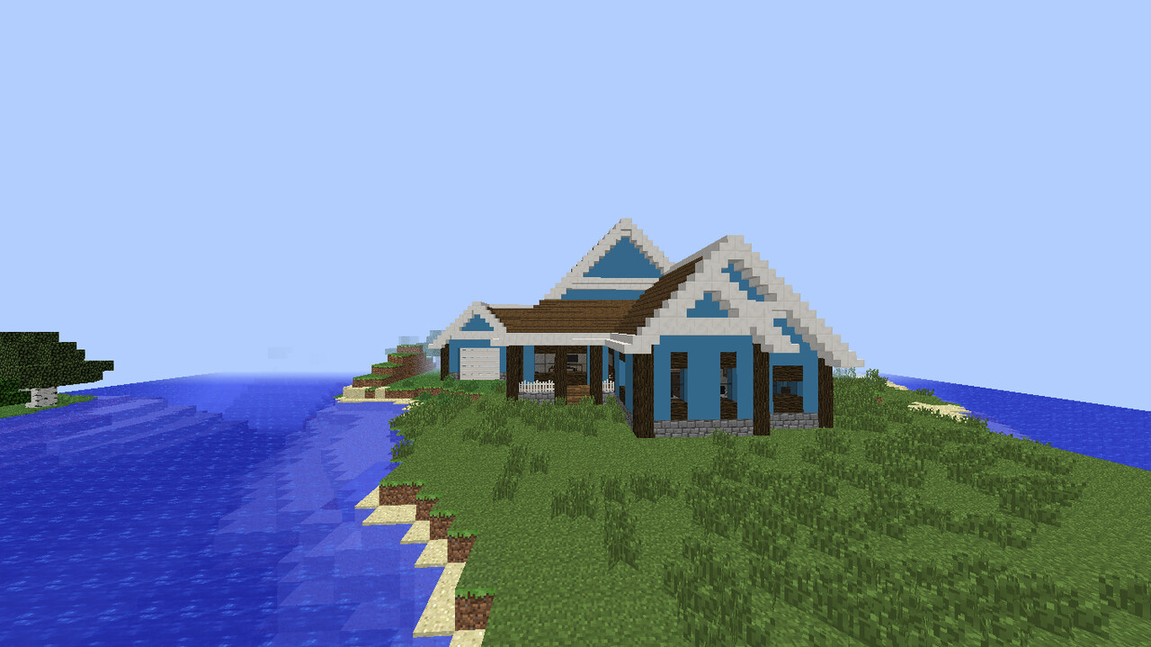 Suburban House/Laboratory Minecraft Map