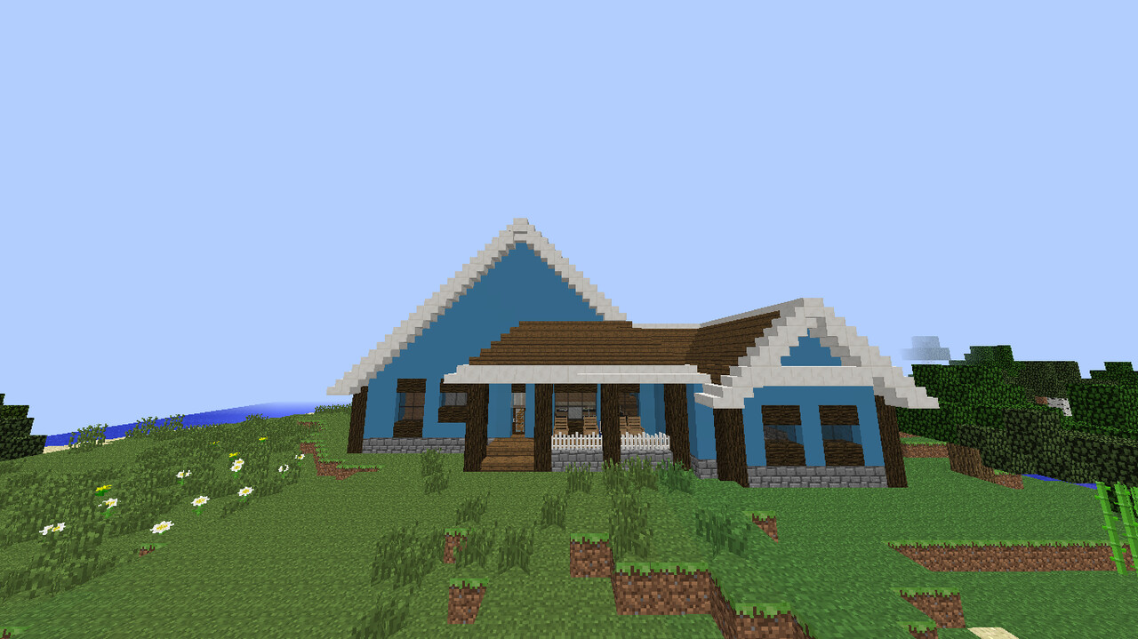 Suburban House/Laboratory Minecraft Map