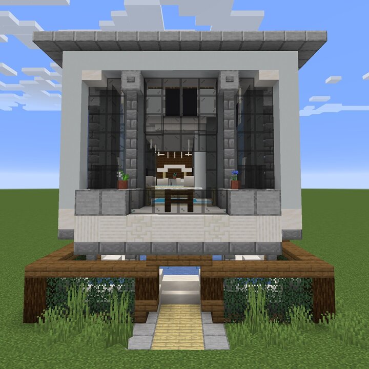 1x2 House Minecraft Map