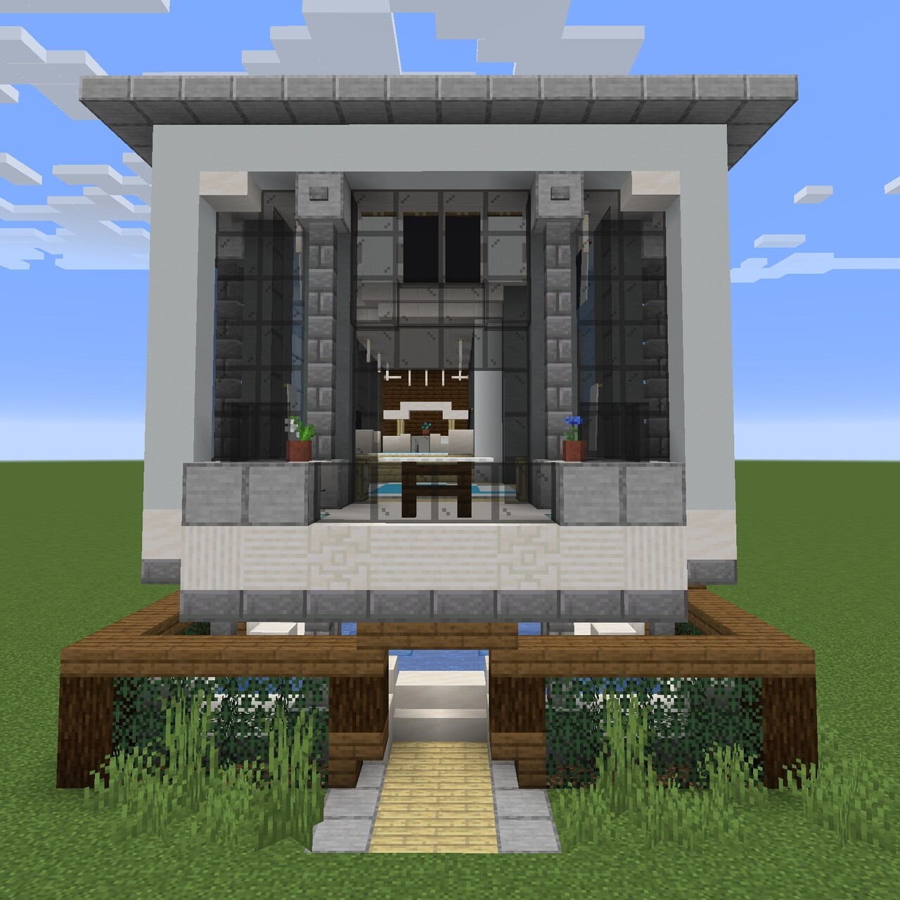 1x2 House Minecraft Map