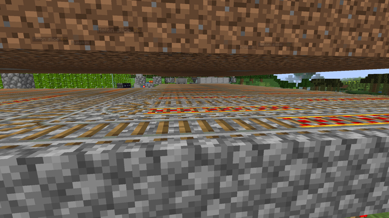 Melon and Pumpkin Farm for Villager Trading Minecraft Map