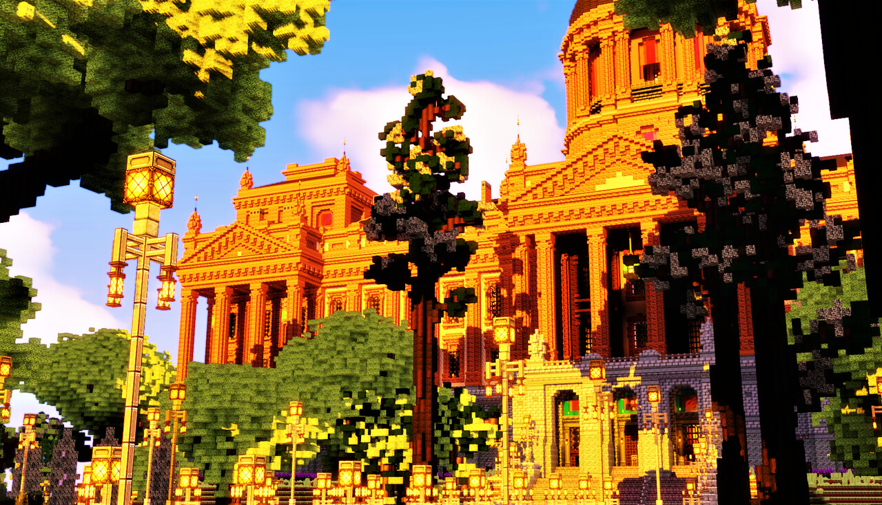 Brick Capitol Building Minecraft Map