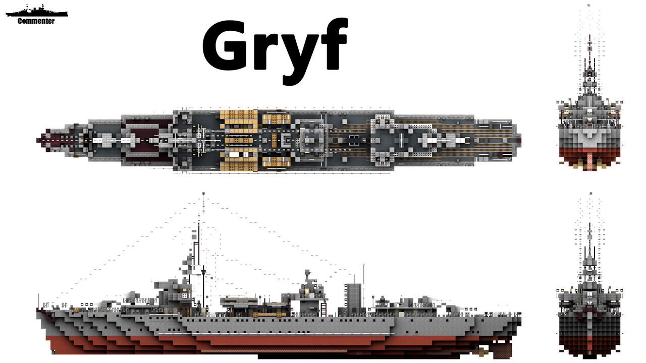 ORP Gryf 1:1 Scale Minecraft Map