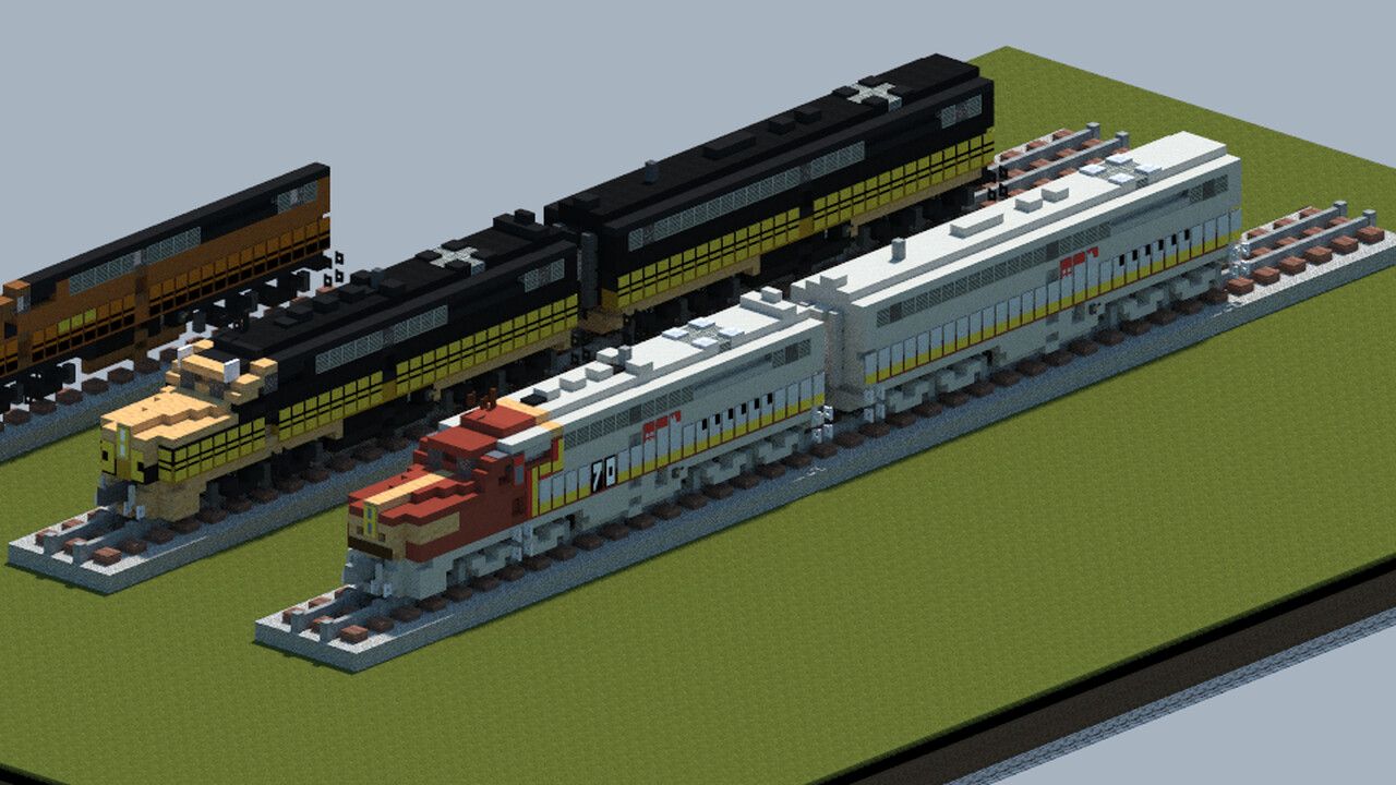 Alco PA1 diesel electric locomotive [With Download] Minecraft Map