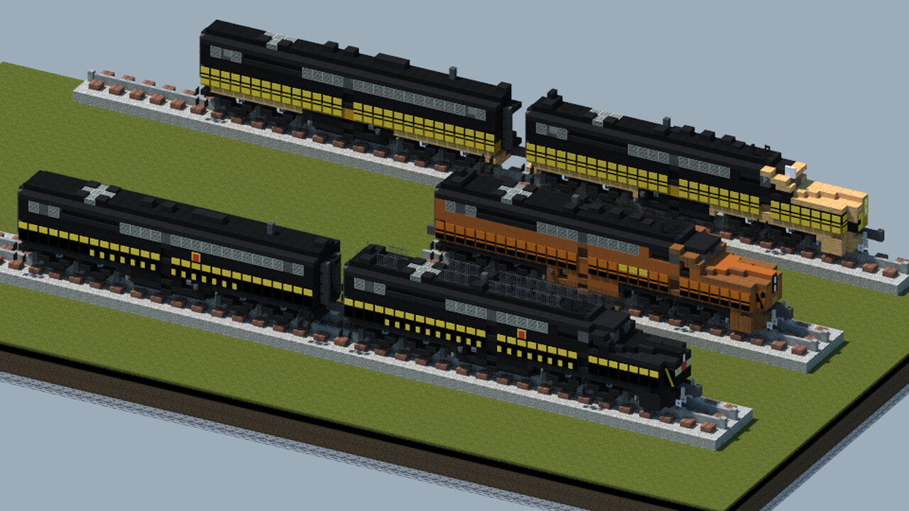 Alco PA1 diesel electric locomotive [With Download] Minecraft Map