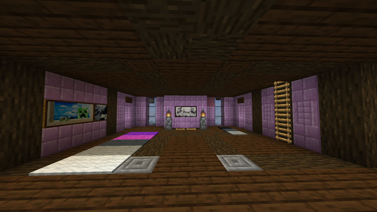 The Hilltop Small Purple Castle *DOWNLOADABLE* Minecraft Map