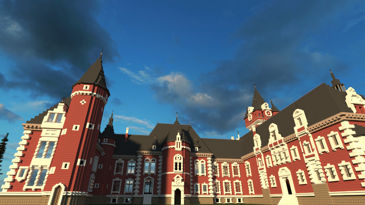 Plawniowice palace - Poland castle Minecraft Map