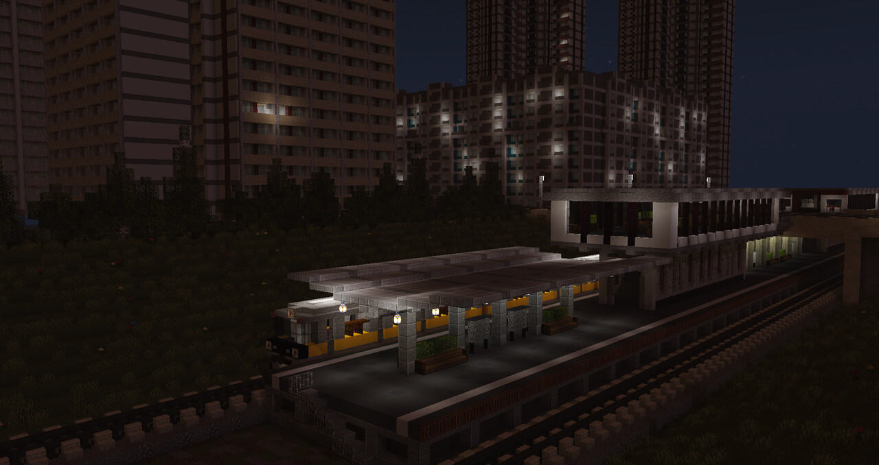 Urban Metro station Minecraft Map