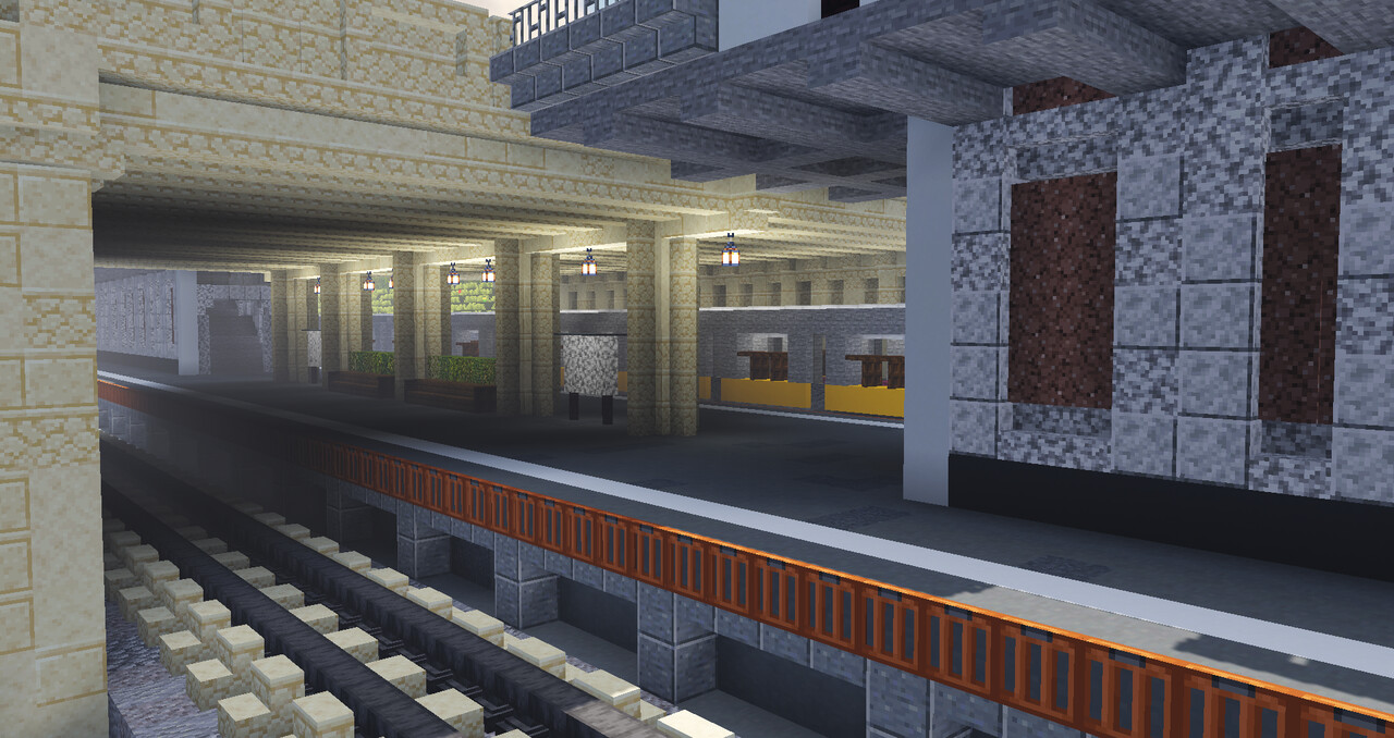 Urban Metro station Minecraft Map