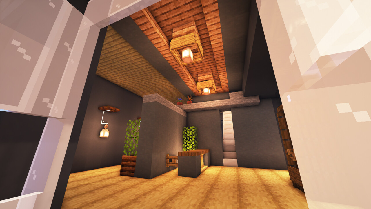 Minecraft: How to Build a Modern Youth Hostel Minecraft Map