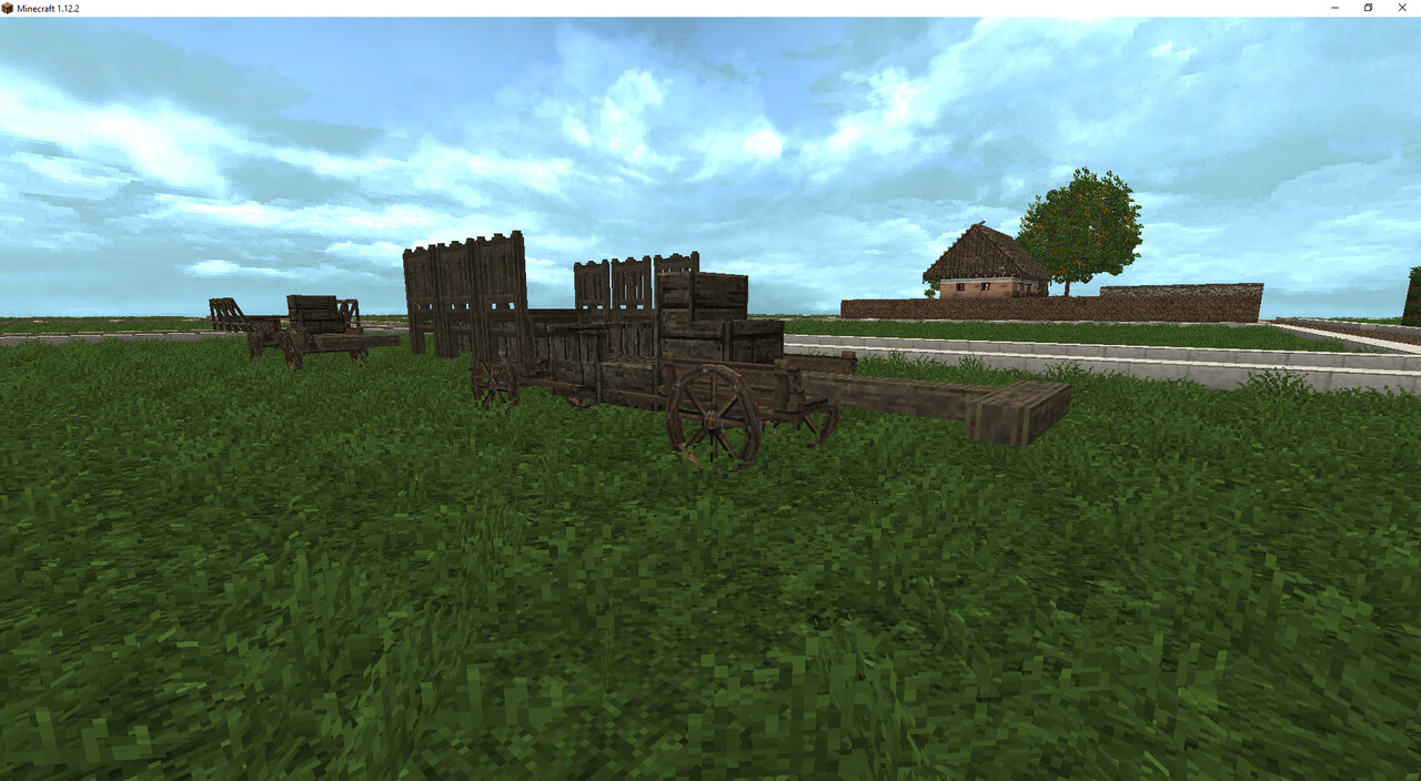 medieval wagons Minecraft Map