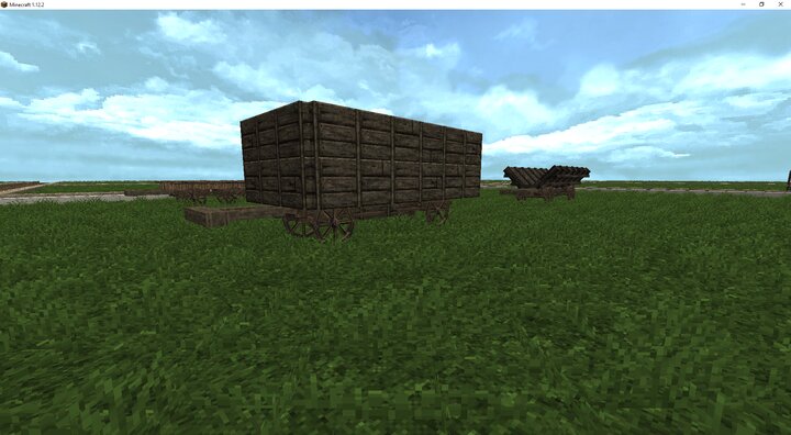 medieval wagons Minecraft Map