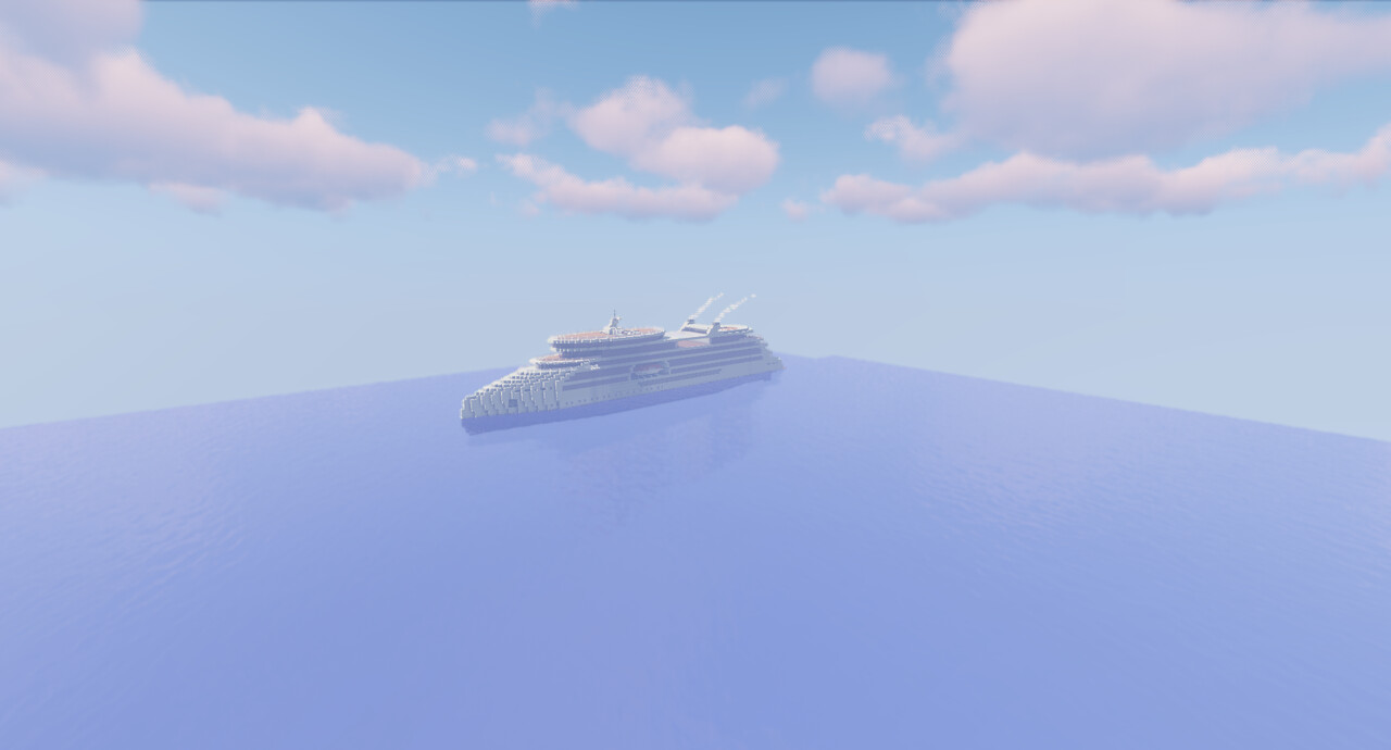 Ulysseas Project - STX Arctic Cruise Ship (1:1 scale) Minecraft Map
