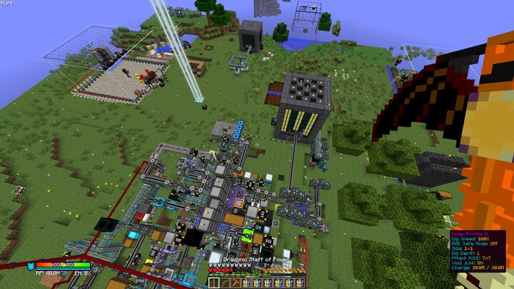 a modpack i created for pat and jen Minecraft Map