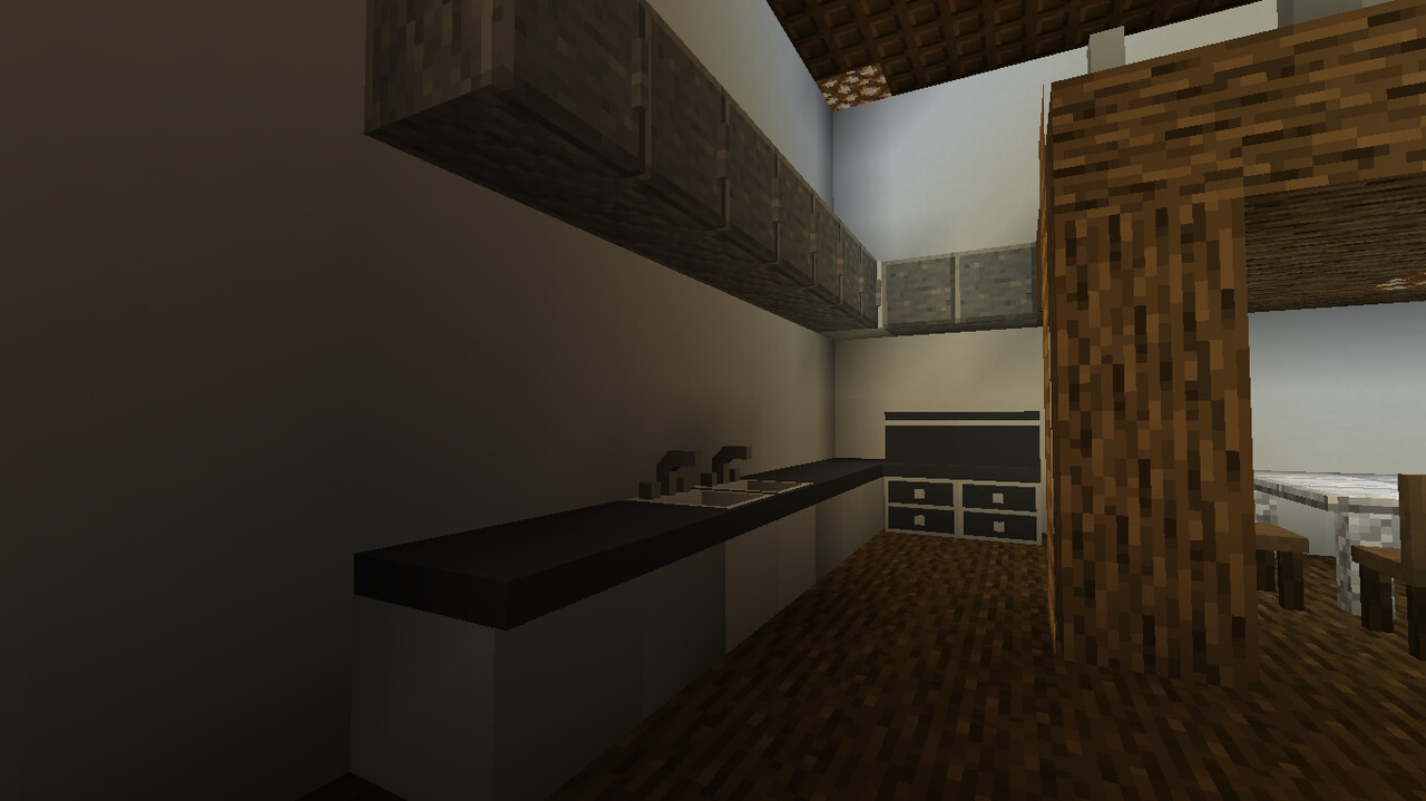 underground house with mods Minecraft Map