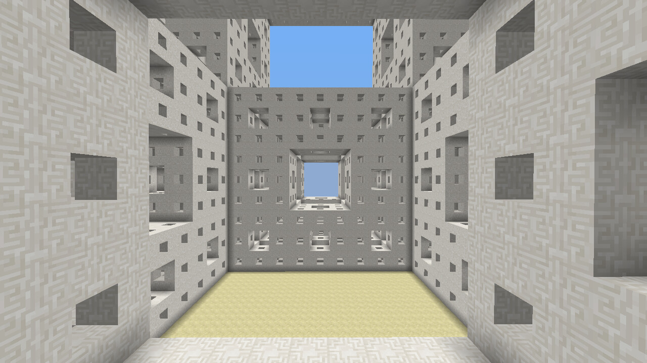 Menger Sponge Minecraft Map