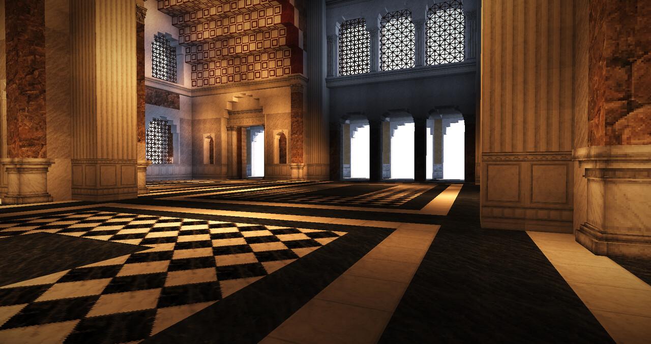 Building Rome with Conquest Reforged, Basilica of Maxentius Minecraft Map