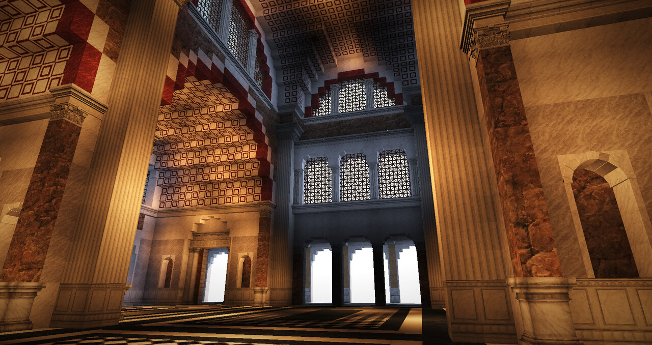 Building Rome with Conquest Reforged, Basilica of Maxentius Minecraft Map