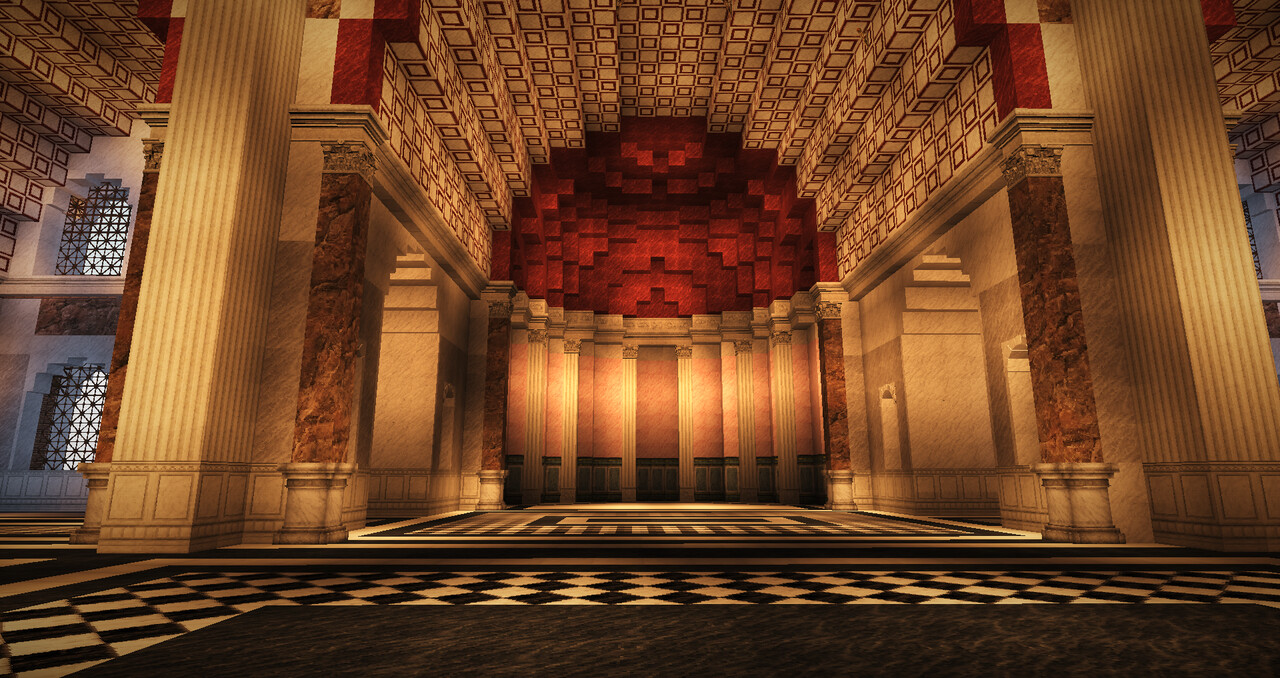 Building Rome with Conquest Reforged, Basilica of Maxentius Minecraft Map