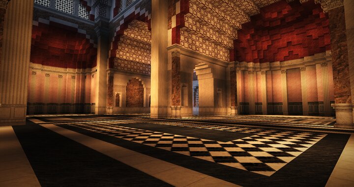 Building Rome with Conquest Reforged, Basilica of Maxentius Minecraft Map