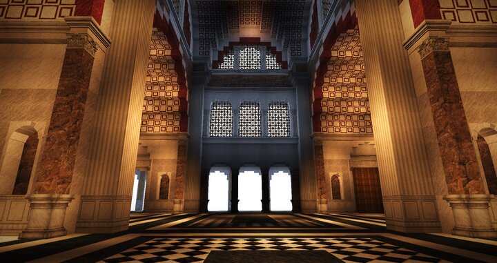 Building Rome with Conquest Reforged, Basilica of Maxentius Minecraft Map