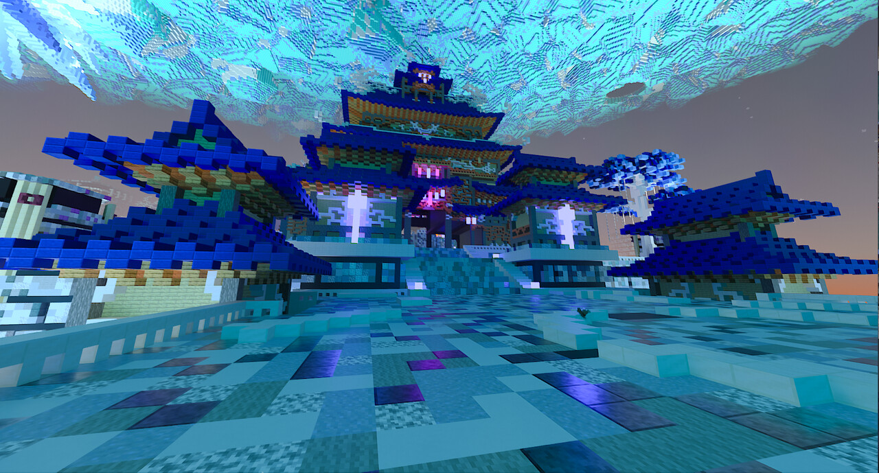 Minecraft RTX build - the Ice Orient [氷湮谷 ] Minecraft Map