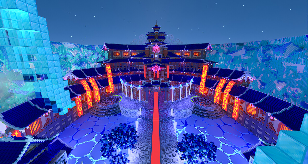 Minecraft RTX build - the Ice Orient [氷湮谷 ] Minecraft Map